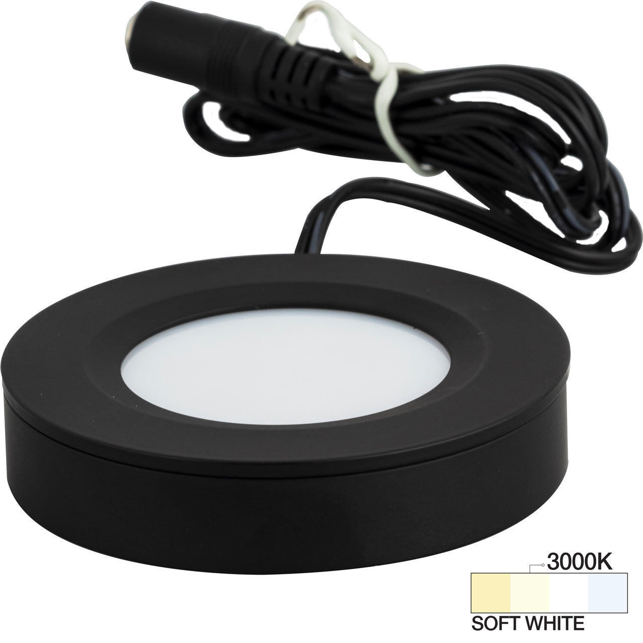 ILLUMA Pearl Series LED Puck Light Black Finish 3000K – Lumens Lighting ...
